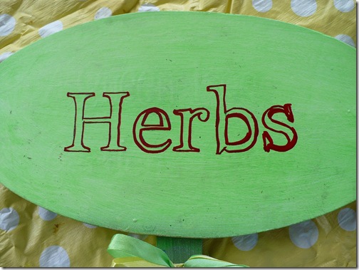 Herb Gardening and How To Paint A Sign - A Cultivated Nest